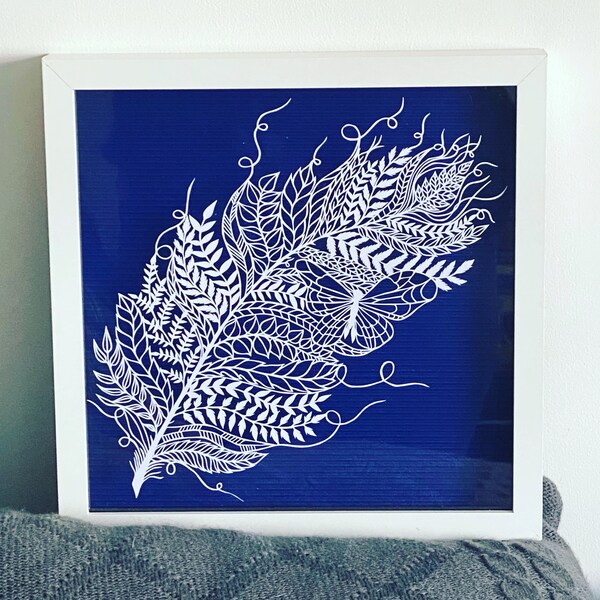 EMMA BOYES Papercut Template 'butterfly' DIY - Etsy