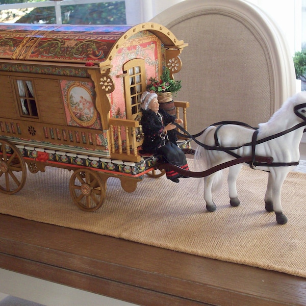 3D DIY MDF Model Kit Large Gypsy Caravan (vardo) - Scale Approx 1:12 - Etsy