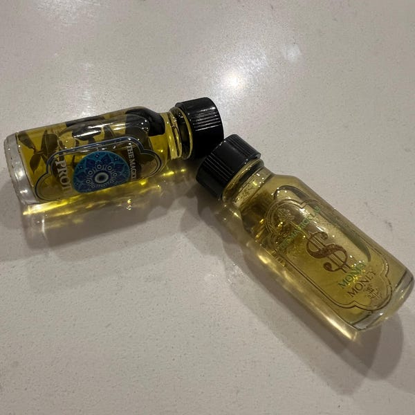 Evil Eye Protection Oil | With Black Obsidian - Fiery Wall, Uncross ...