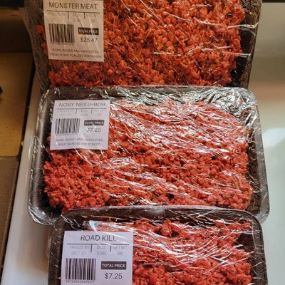 Printable Fake Meat Labels Halloween Prank, Funny Fake Food Labels ...