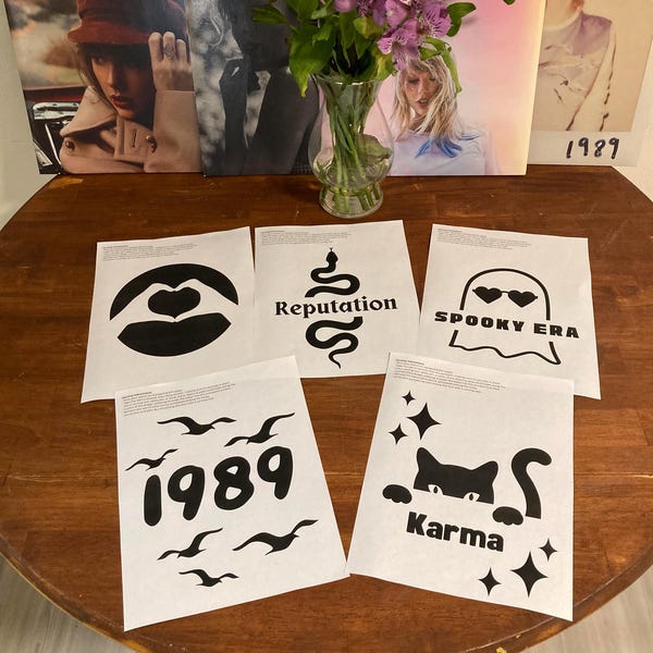 Taylor Swift Pumpkin Carving Stencils: Swiftie Halloween Decor - Etsy