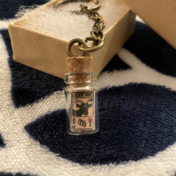 INSCRYPTION Necklace Card in a Bottle Squirrel Black Goat Boulder ...