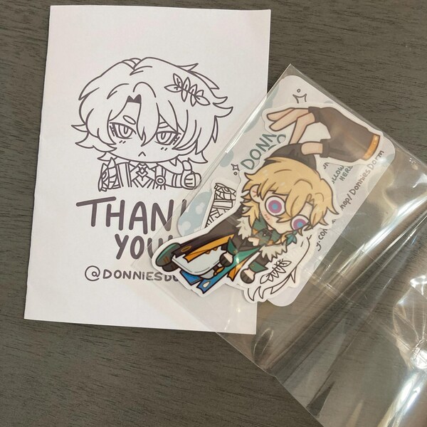 Tiny Aventurine Sticker, Honkai Star Rail, Cute Chibi Funny, Glossy ...