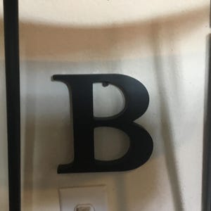 Freestanding Letters Painted Black, Custom Wood 3d Block Letters ...