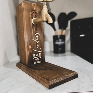 Wooden Computer Tower Stand PC Stand Wheeled Mobile CPU Stand Desktop ...