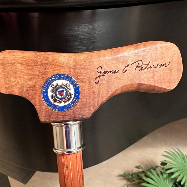 USMC Veterans Walking Cane - Etsy