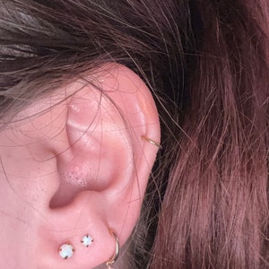 16g Planet Threadless Push-in Labret 14k Solid Gold Celestial - Etsy