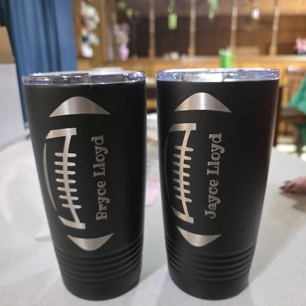 Football Coach Gift, Personalized Football Cup, Coach Appreciation Gift ...