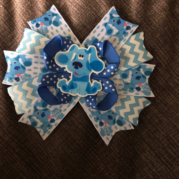 Blues Clues Hairbow- Blues Clues Hairbows- Blues Clues Bows- Blues ...