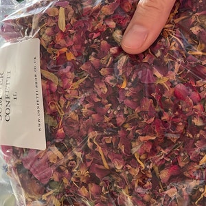 Natural Confetti 30 Types Wedding Biodegradable Confetti Dried Flower ...