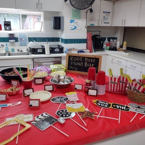 Movie Themed Party Food Labels, Movie Place Cards, Movie Tent Cards ...