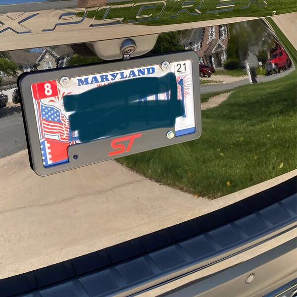 ST License Plate Frame Focus Fiesta Edge Explorer - Etsy