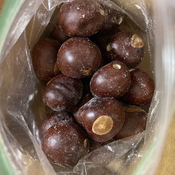 500+ Dimpled Buckeye Nuts by the Box - A USPS Medium Flat Rate Box ...