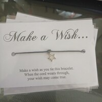 Team Appreciation Bracelet, Thank You for Hard Work Gift, Wish Bracelet ...