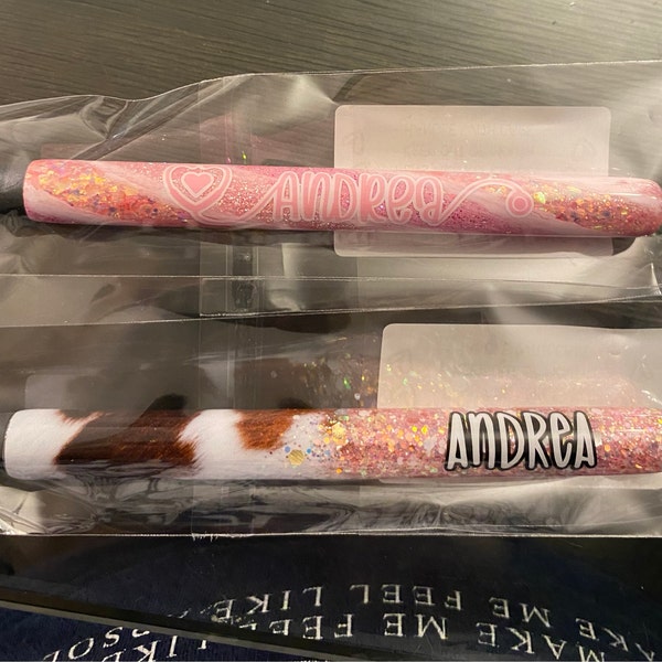 Pastel Glitter Pen: Milky Way Swirl, Handmade, Refillable Inkjoy Pen - Etsy
