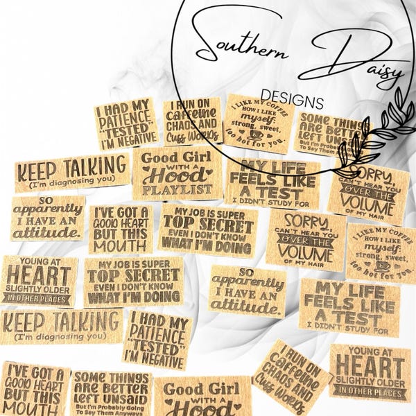 SVG Faith Tokens -digital File Download - Glowforge File, Affirmations ...