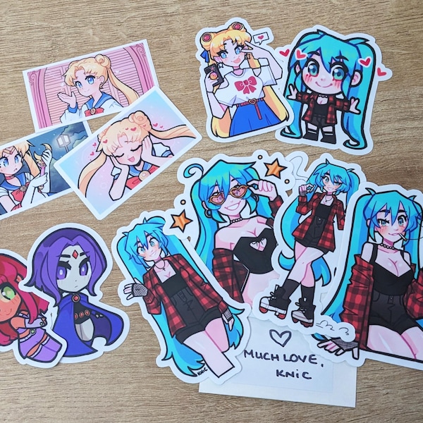 Midwestern Miku | 2 PIECE Sticker Pack | Vinyl Matte Die-cut Stickers ...