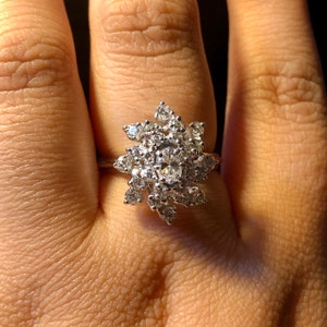 14ky Multi Stone Star Ring - Etsy