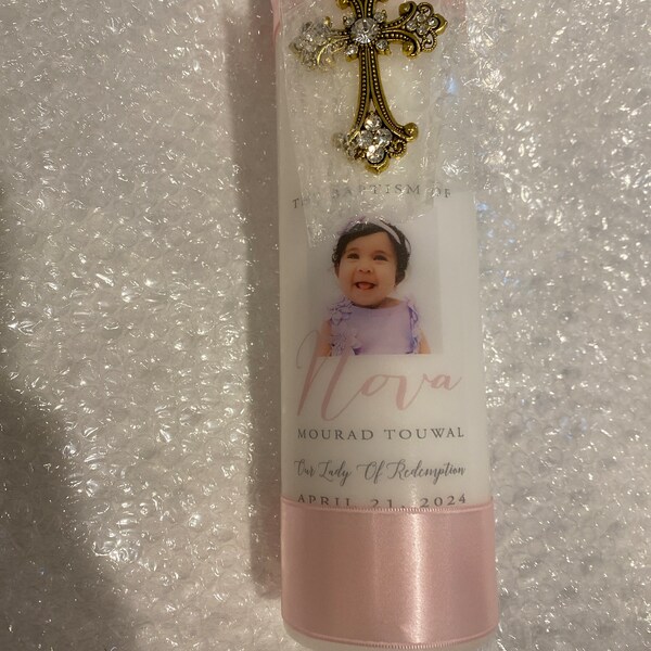 Angel Christening Baptism Personalize Custom Pink Girl or Boy Blue ...