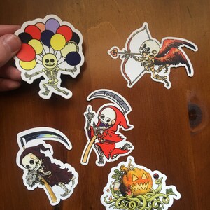 Bone Voyage Skeleton Sticker Vinyl Sticker Decals - Etsy