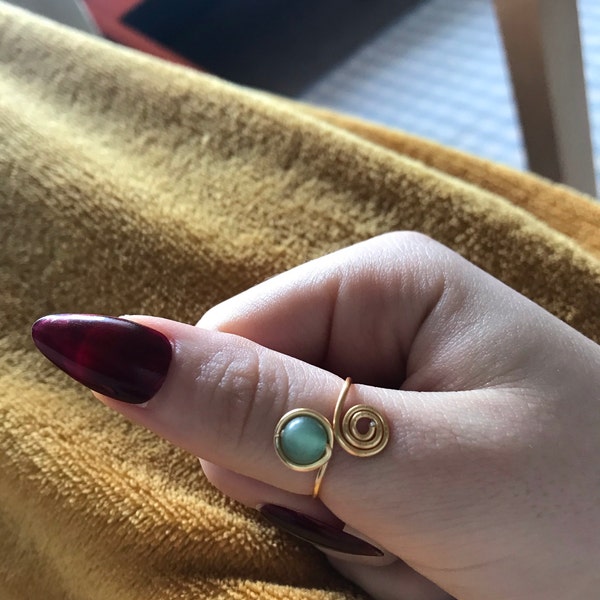 Music Note Ring, Treble Clef Ring, Adjustable Ring, Wire Wrapped Rings ...