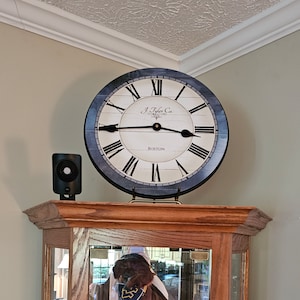 Nantucket Blue Wall Clock, 8 Sizes, EXTRA Quiet Mechanism, Lifetime ...