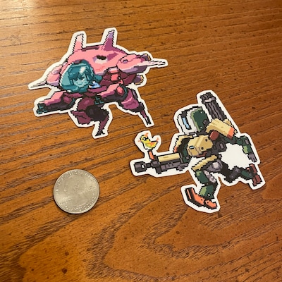 Overwatch 2 Hanzo Pixel Spray Vinyl Sticker Decal, Laptop, Phone ...