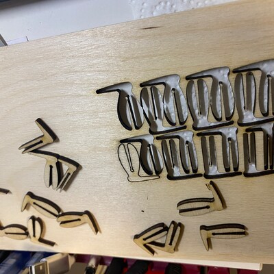 Honeycomb Bed Pin Size Test Tool, Laser Hold Down Pins, Crumb Tray Pins ...