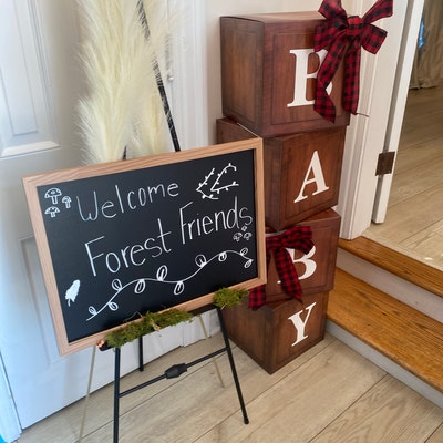 Gold Trim Translucent Baby Block Boxes Baby Block Boxes Baby - Etsy