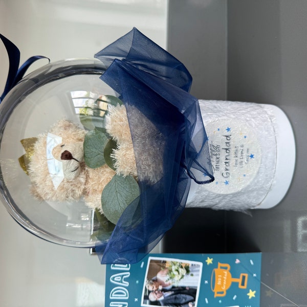 Personalised Graduation Teddy Flower Bouquet, Forever Keepsake, Artificial Flowers ...