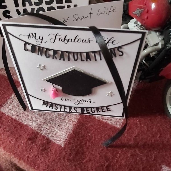 Personalised Congratulations on Your Degree Card | Masters Degree ...