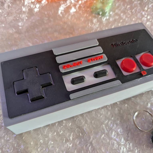 NES Controller LED Lightbox | 3D Printed | Illuminated Decor | USB ...