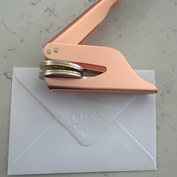 Monogram Embosser | 48 Designs | Custom Your Wedding Embosser | Napkin ...