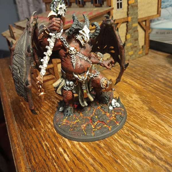 Custom 3D Printed BG3 Baldur's Gate 3 (III) Karlach Miniature/statue (v ...