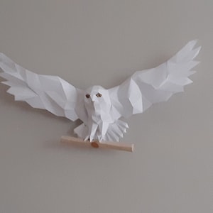 DIY Papercraft Owl,3d Owl Model,origami Owl,owl Templates,sitting Owl ...