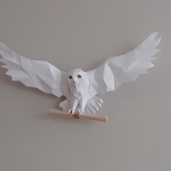 DIY Papercraft Owl,3d Owl Model,origami Owl,owl Templates,sitting Owl ...