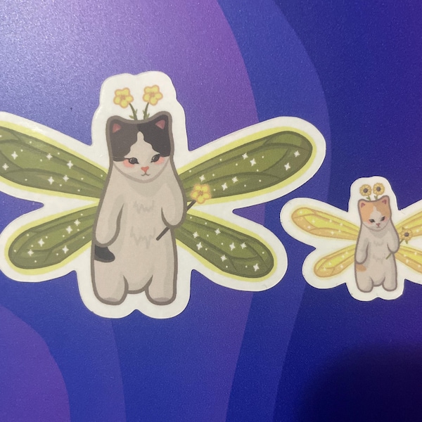 Fluffy Princess Cow Sticker / Matte Vinyl / Fairy Cow Sticker - Etsy