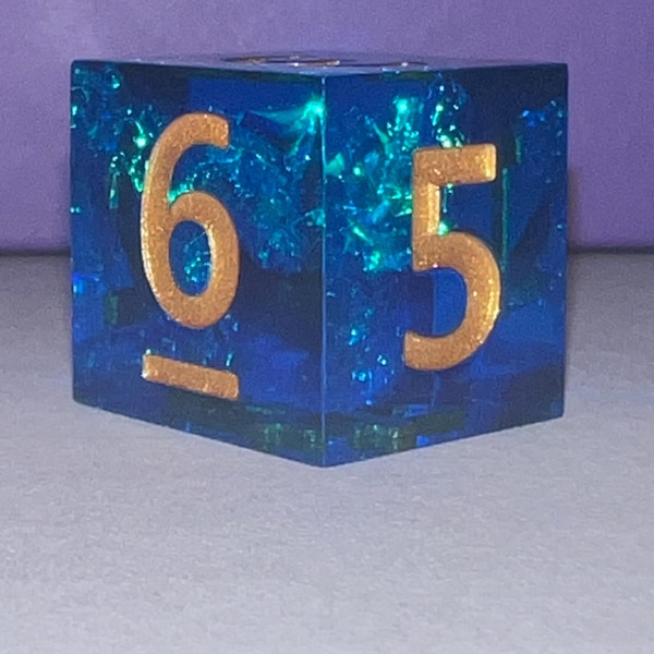 Green Lightning DND D20 Dice, Resin Sharp Edge Dice Set, D&D Dice Set ...