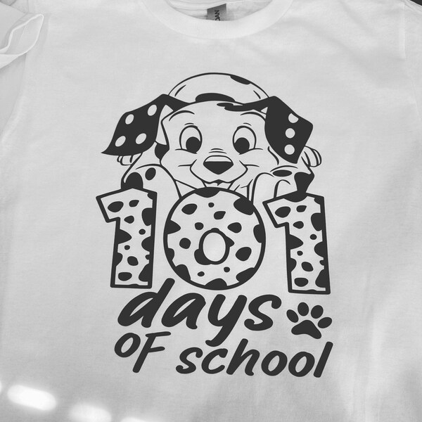 101 Days of School SVG, 101 Days of School Dalmatian, Kindergarten SVG ...