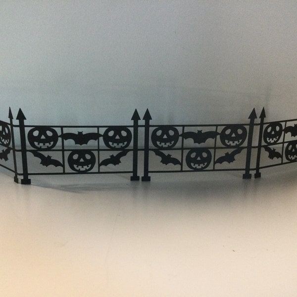 Scary Fence SVG - Halloween Fence SVG - Halloween Fence Post - Pumpkin ...