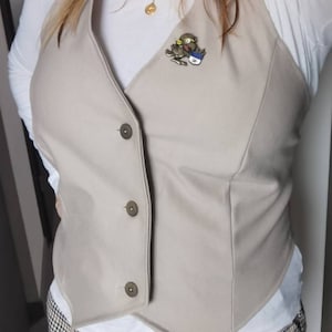 Halter Vest Sewing Pattern Waistcoat Pattern Women Sewing Pattern Vest ...