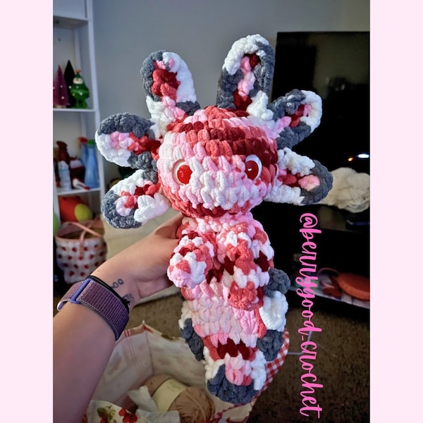 Poppy the Axolotl Lovey Crochet Pattern PDF ONLY - Etsy