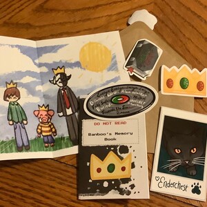 DSMP Ranboo's Memory Book Zine Ranboo Micheal Tubbo Enderchest Tommy ...