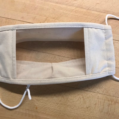 Anti-fog Clear Window Face Mask Adult Navy Blue - Etsy