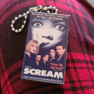 Scream Classic Horror Vhs Dvd Bluray Movie Keychain - Etsy