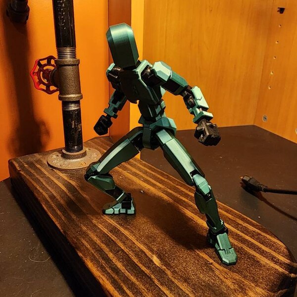 3D Printed Articulated Action Figure: Customizable Dummy 13 - Etsy
