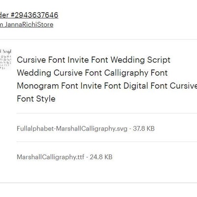 Cursive Letters Font Wedding Font Cursive Font Cursive Script Wedding ...