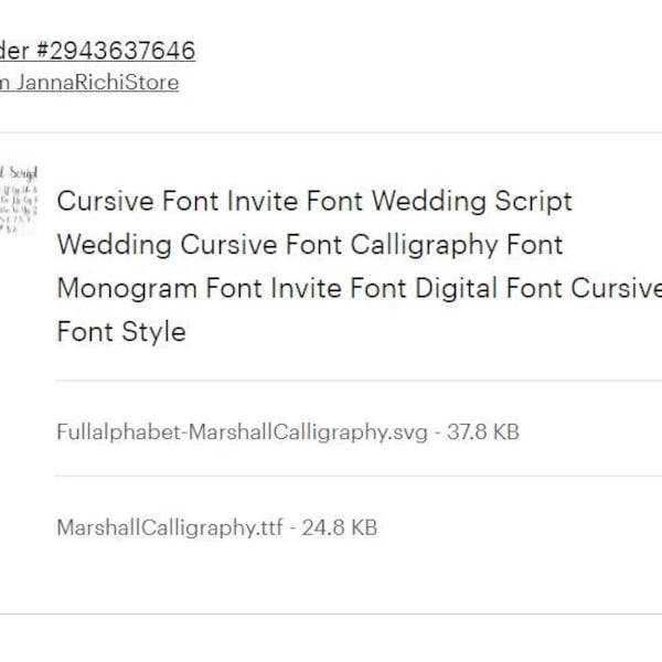 Cursive Font Invite Font Wedding Script Wedding Cursive Font ...
