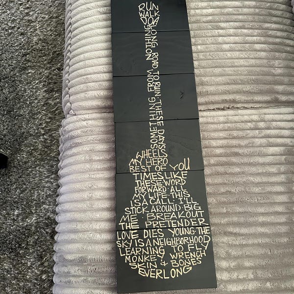 Fender Guitar Wall Art: Stratocaster-inspired Wood Hanging With Light ...