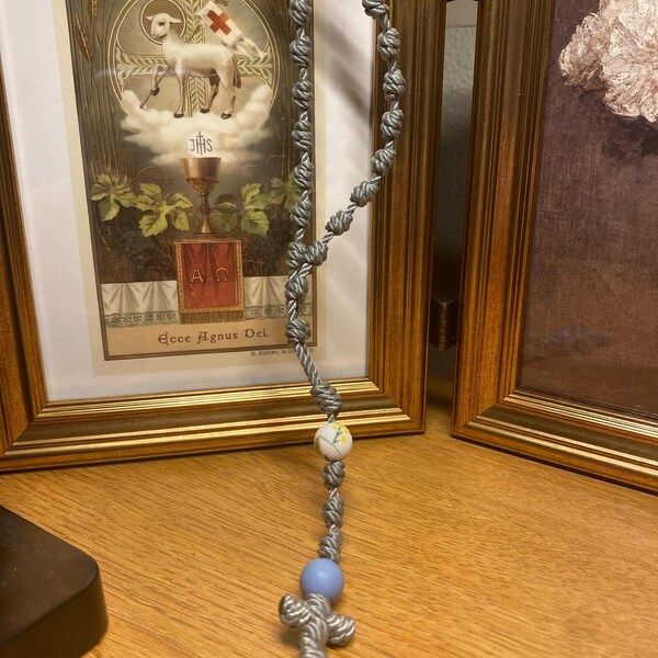 PREPARE Knotted Rosary | Rope Rosary |twine Rosary | Cord Rosary ...